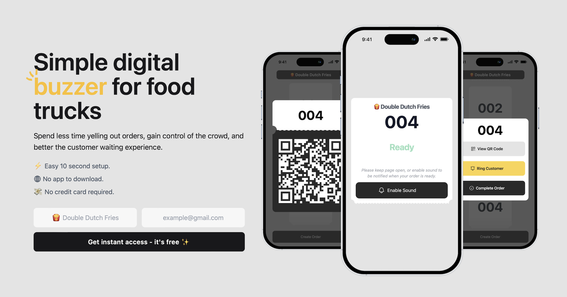 QMe - The Smart Choice Digital Buzzer Solution for Food Trucks